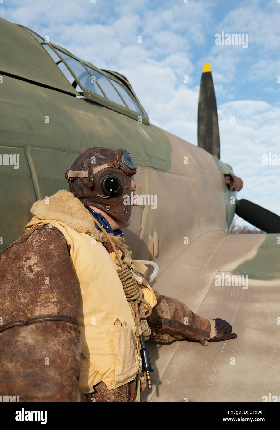 World war two raf pilot hi-res stock photography and images - Alamy