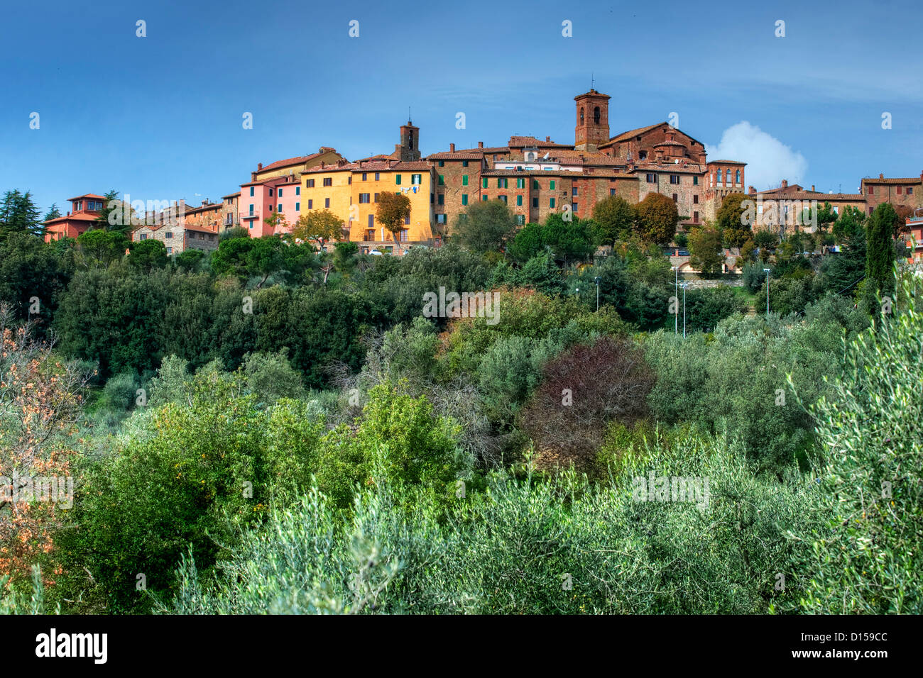 Panicale, a beautiful small village in Umbria near Trasimeno Lake, rich ...