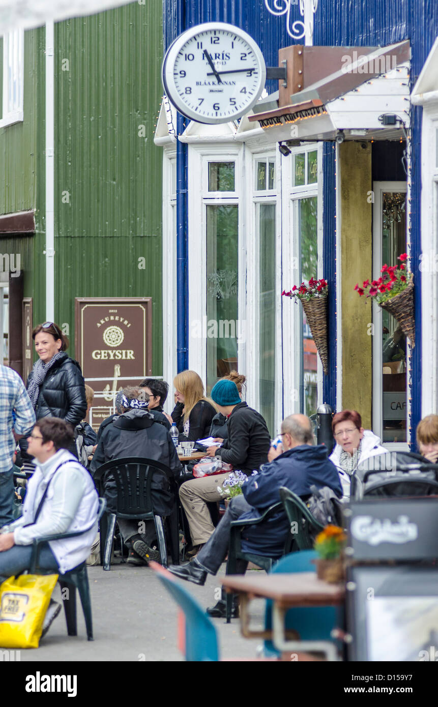 Akureyri city, Iceland Stock Photo - Alamy