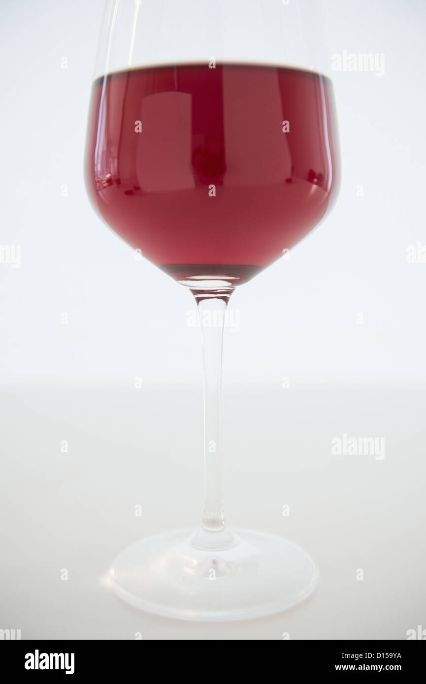 Studio shot of wine glass Stock Photo - Alamy