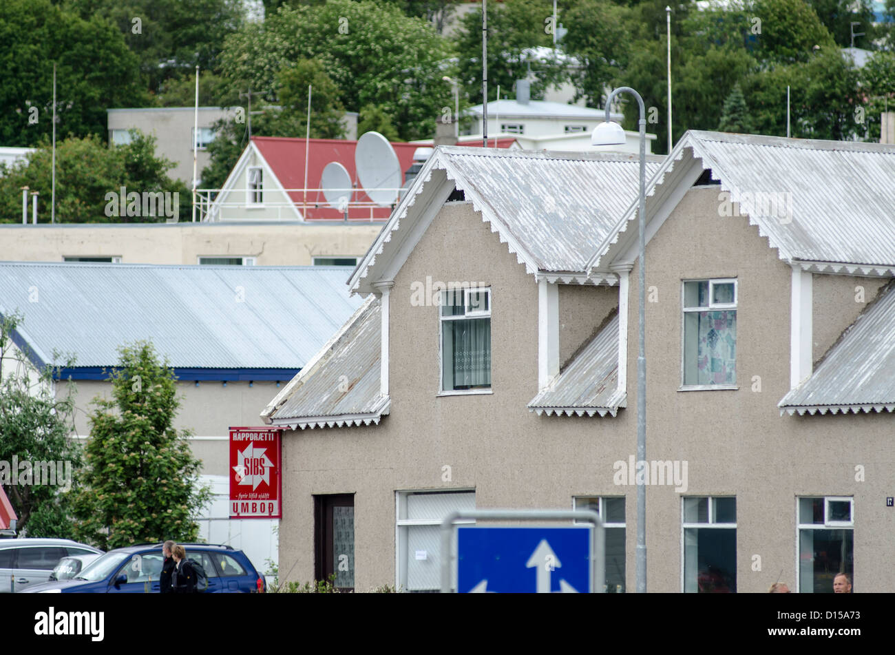 Akureyri city, Iceland Stock Photo - Alamy