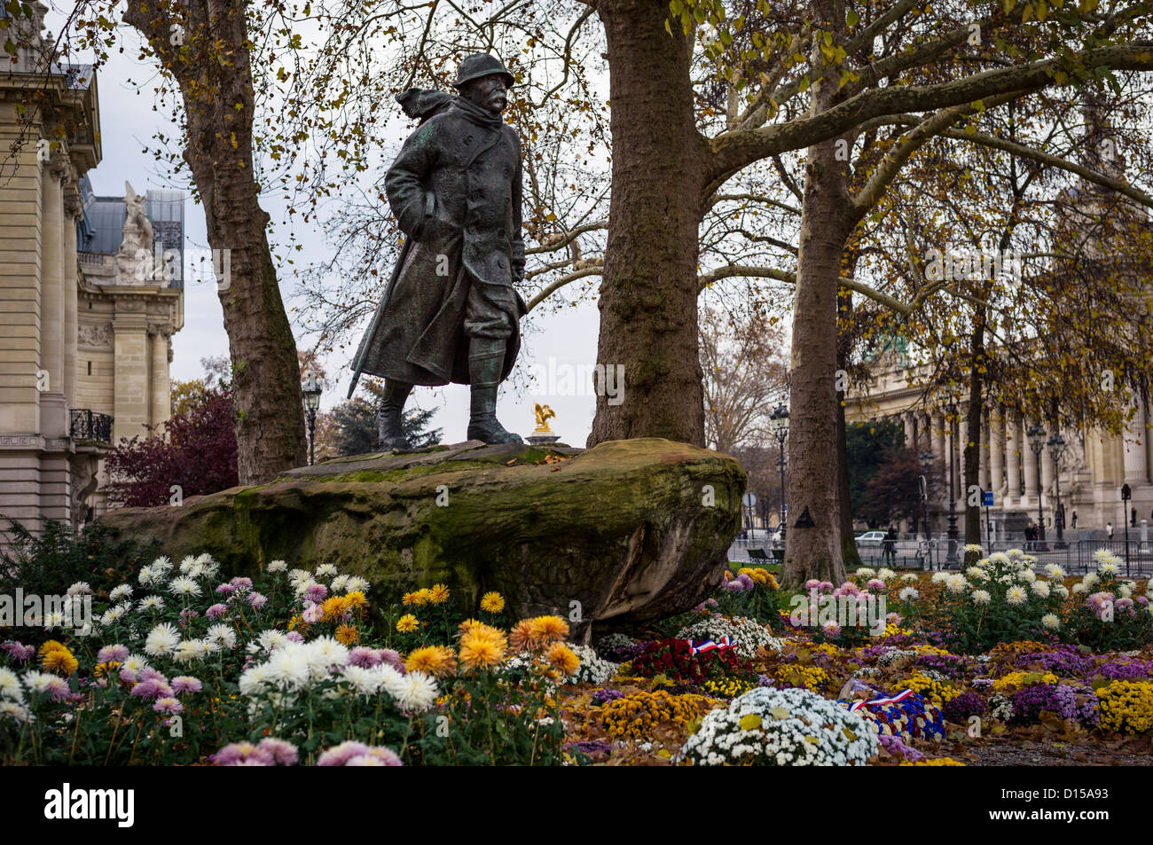 Georges clemenceau statue hi-res stock photography and images - Alamy