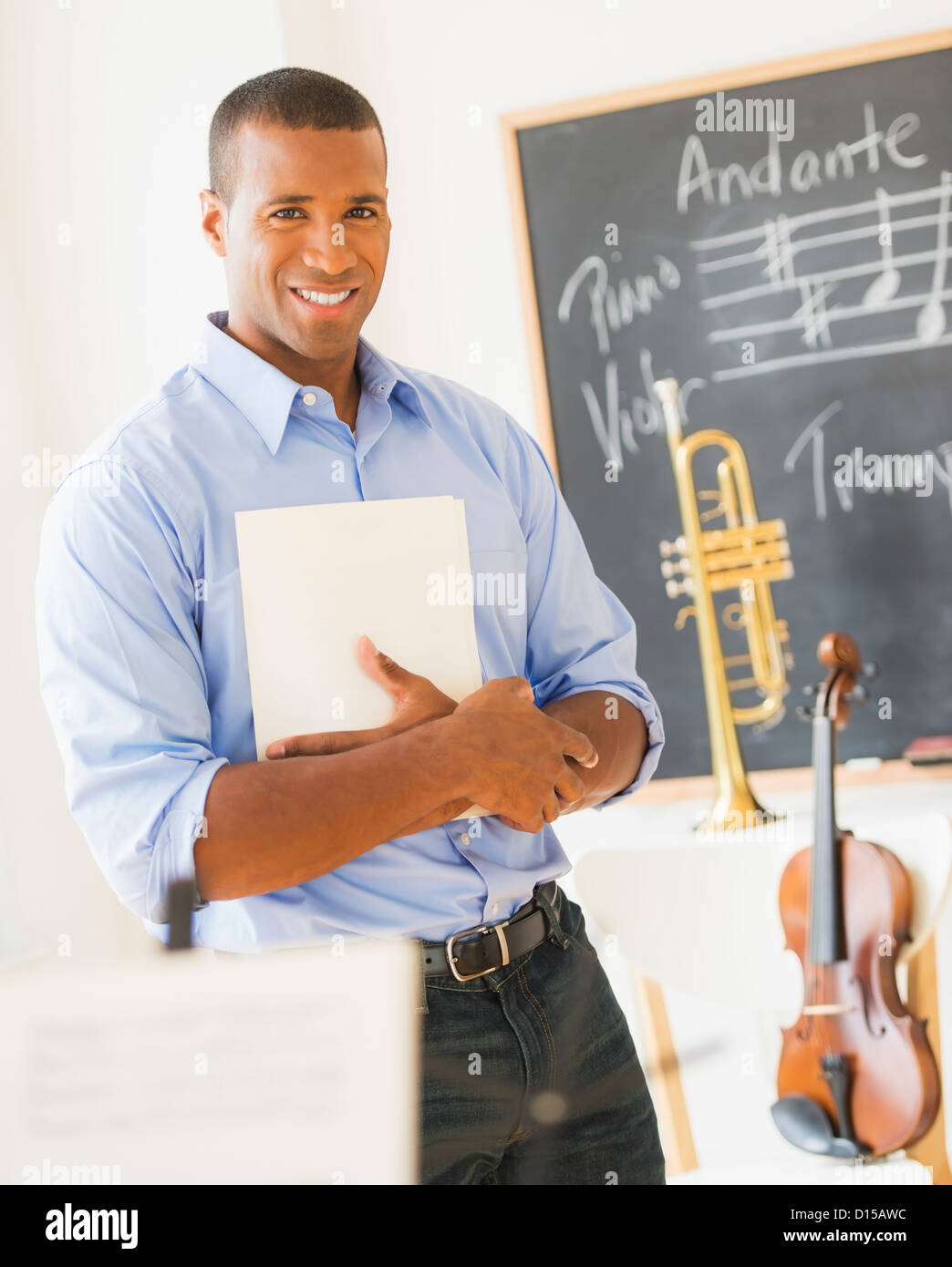 Male music teacher hi-res stock photography and images - Alamy