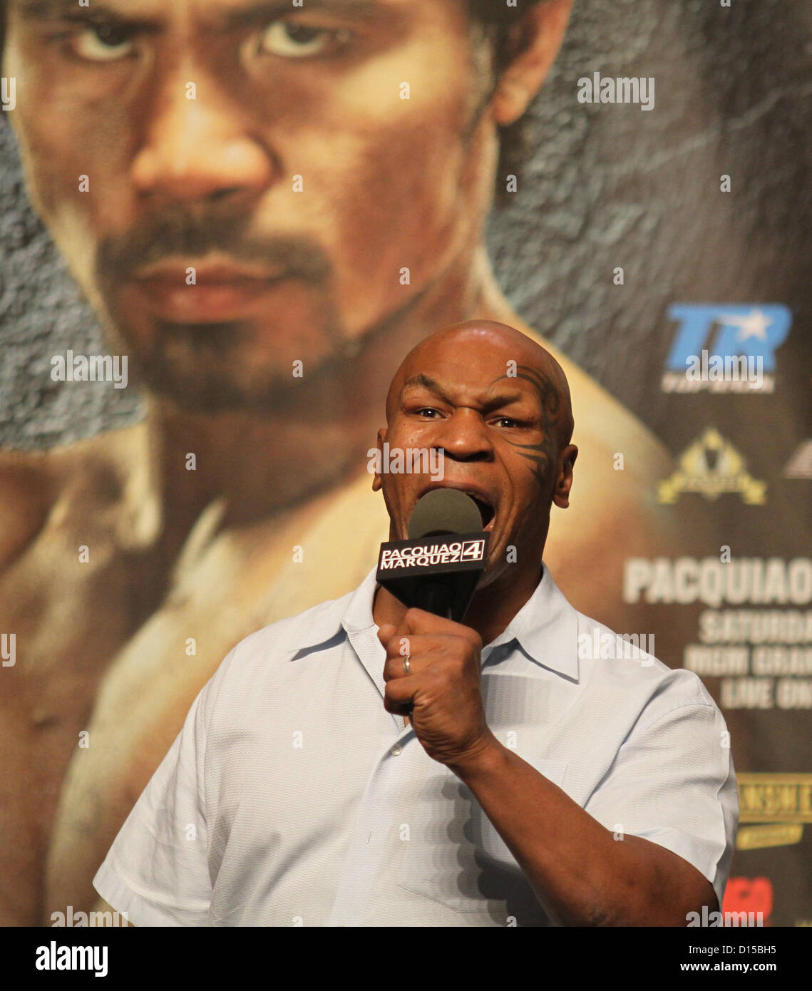 Mike tyson at the weigh in hi-res stock photography and images - Alamy