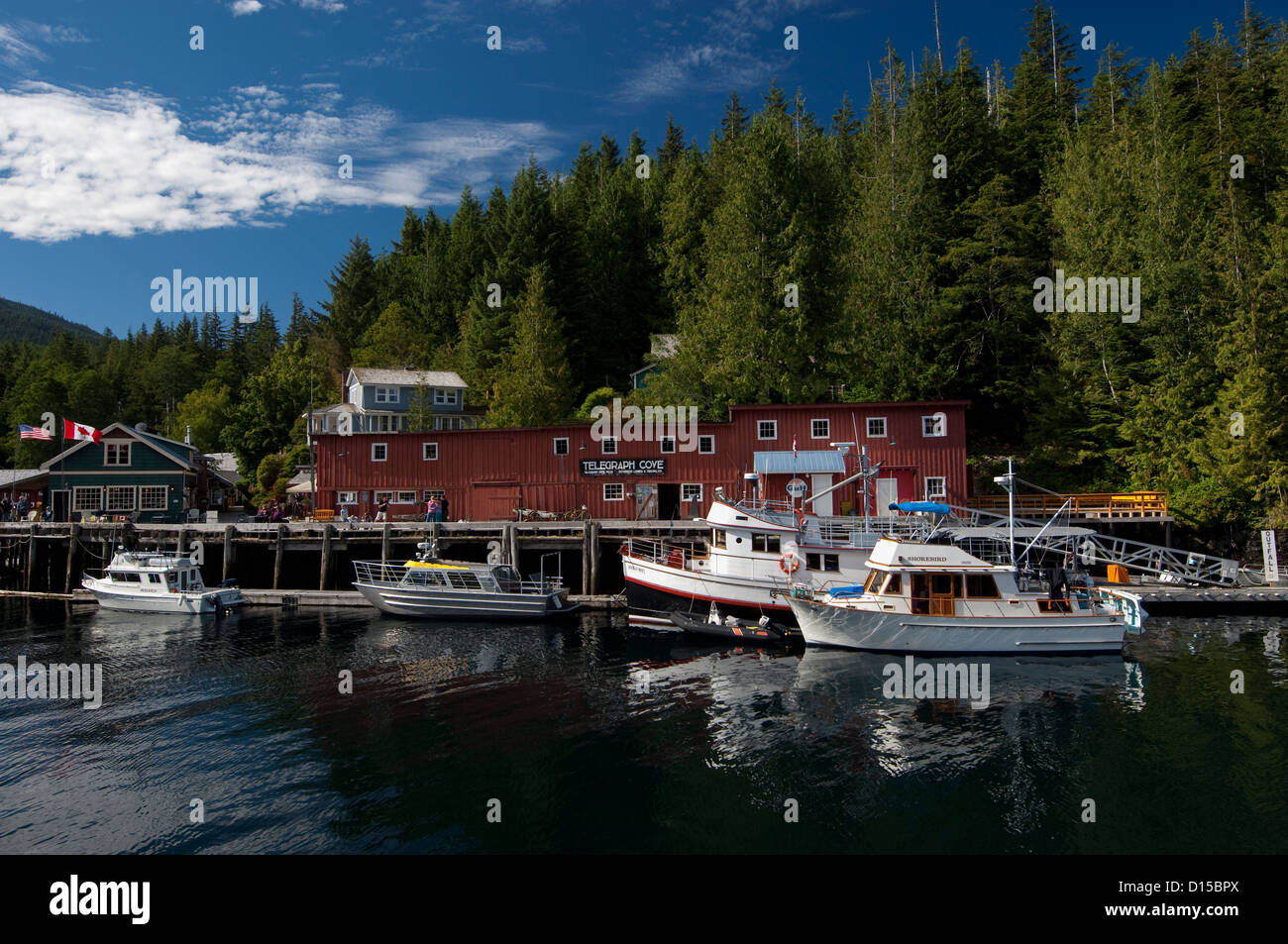 Telegraph Cove, located in Vancouver Island, British Columbia, Canada ...