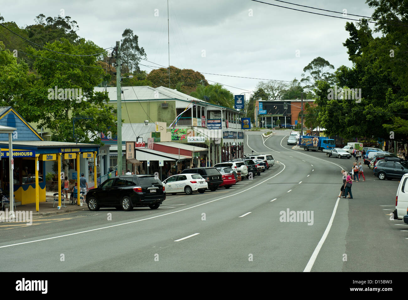 Main street, Eumundi, Queensland, Australia Stock Photo - Alamy