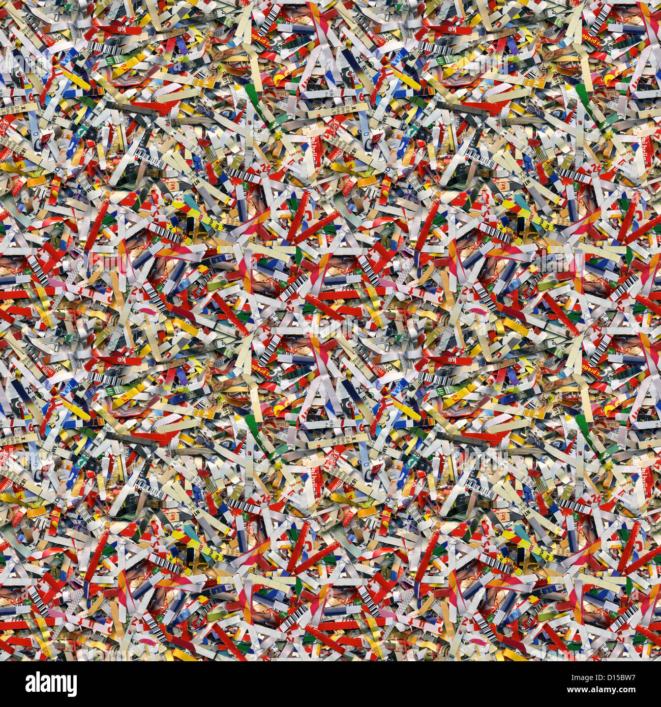 Shredded Paper Seamless Wallpaper Pattern Stock Photo - Alamy