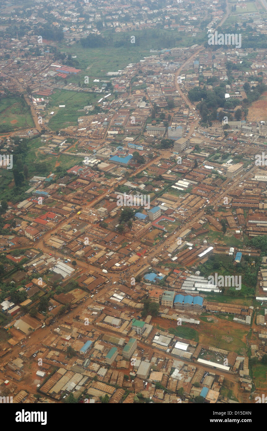 Aerial view of slums and poverty, Nairobi Kenya Stock Photo - Alamy