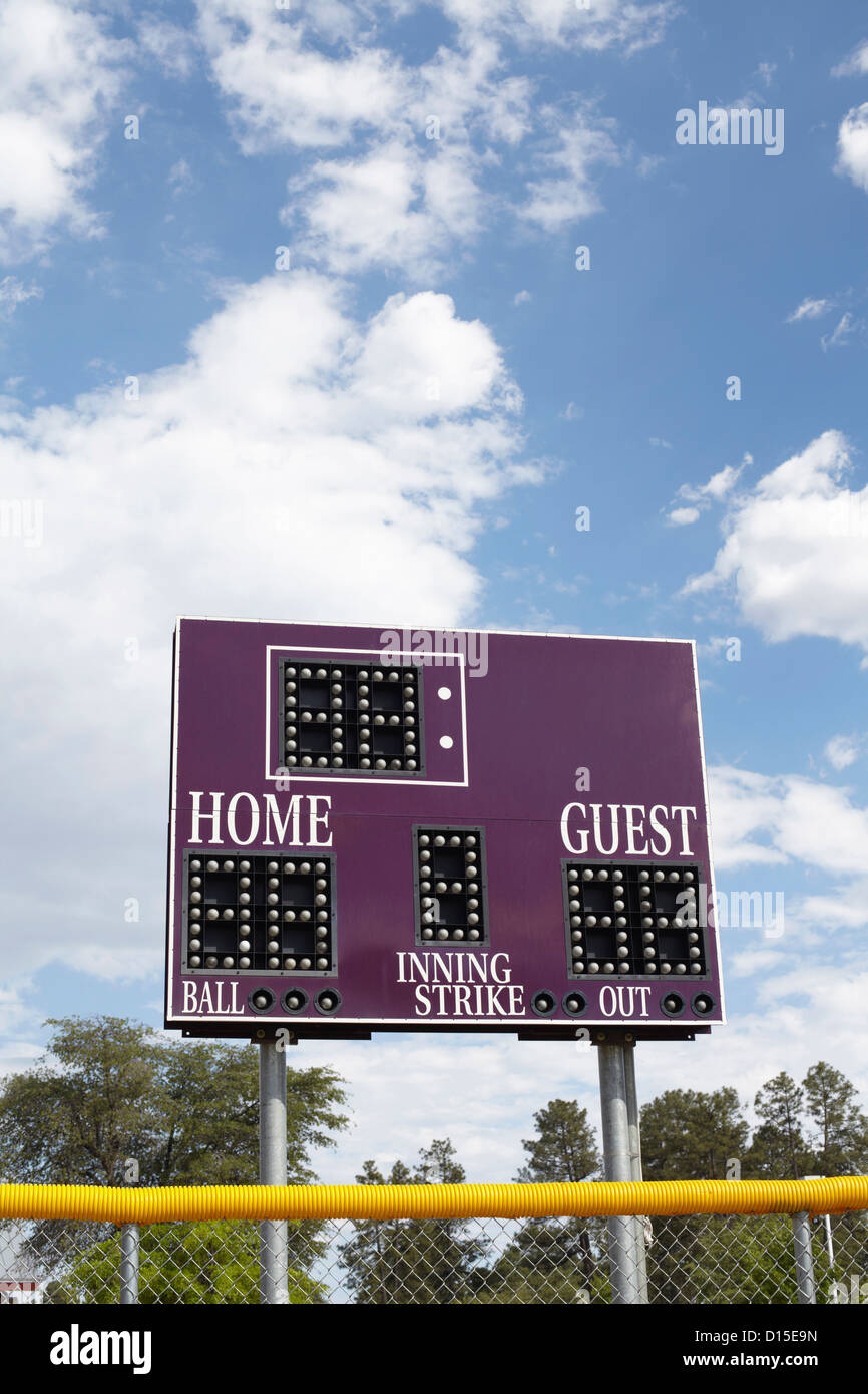 USA, Arizona, Phoenix, low angle view of scoreboard Stock Photo - Alamy