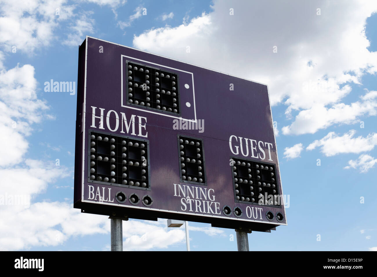 USA, Arizona, Phoenix, low angle view of scoreboard Stock Photo - Alamy