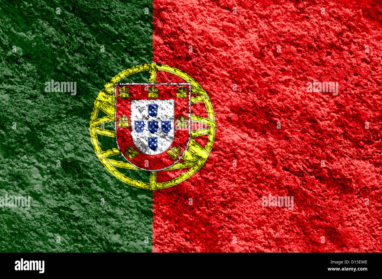 Portugal grunge flag texture background Stock Photo - Alamy