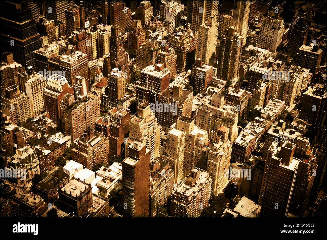 Grungy Dark Background Buildings Texture of New York City Stock Photo ...