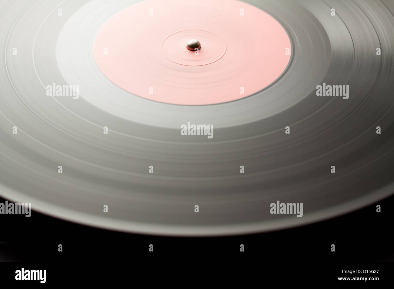 Spinning vinyl record. Motion blur image Stock Photo - Alamy