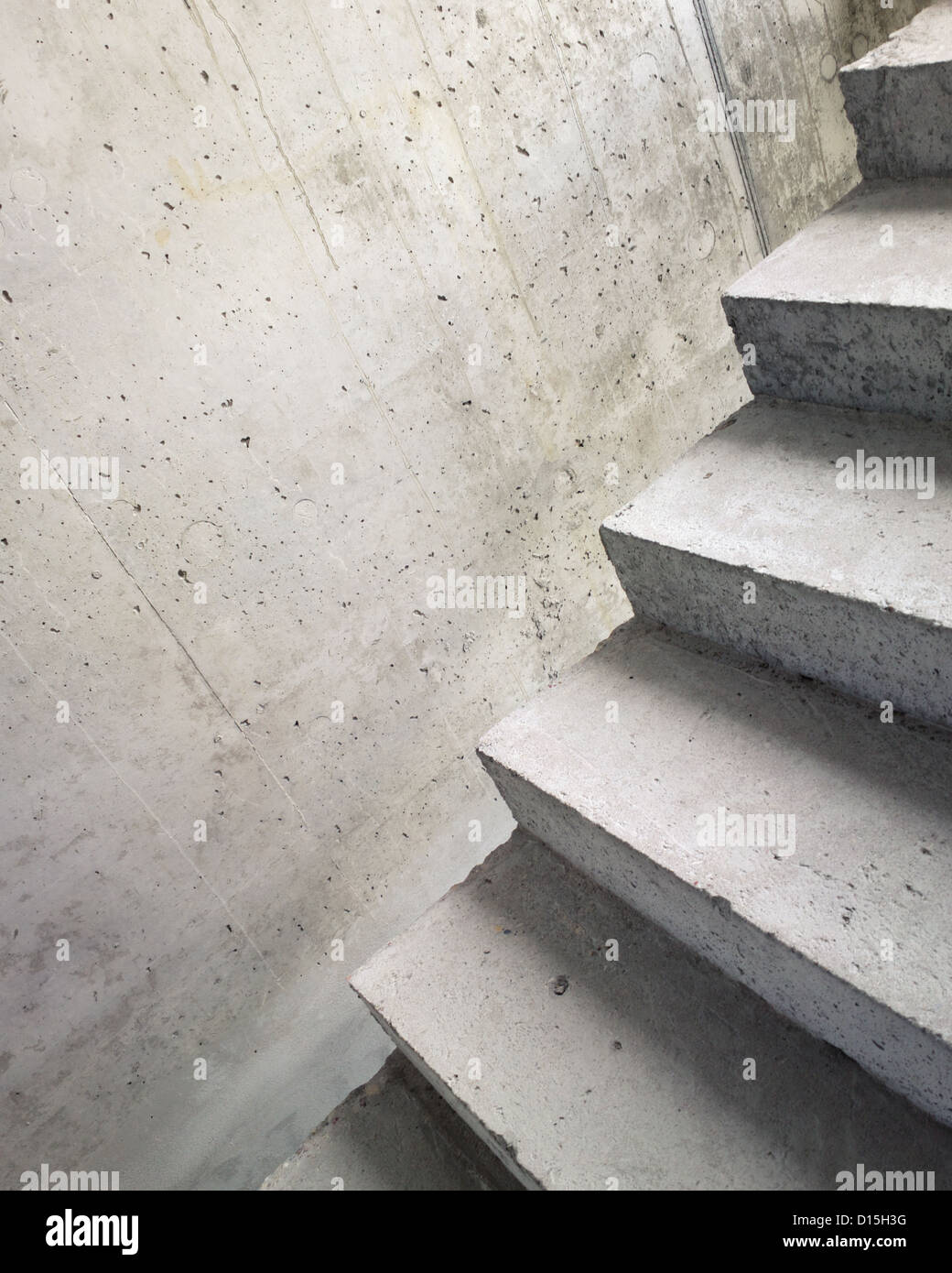 Abstract interior concrete stairway hi-res stock photography and images ...