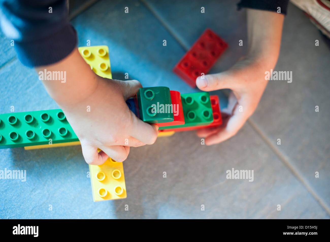Child lego toys hands hi-res stock photography and images - Alamy