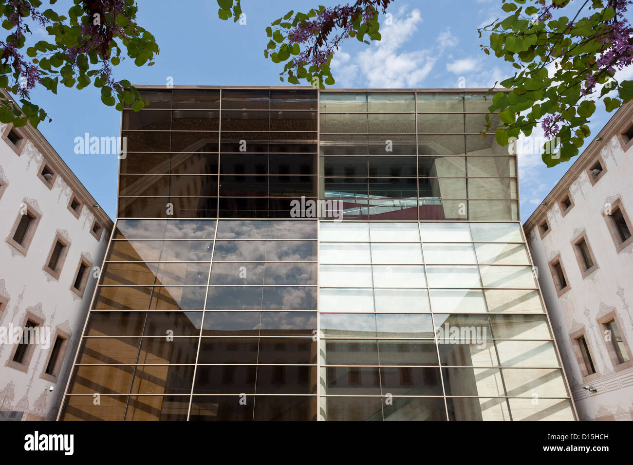 Barcelona, Spain: Main facade of CCCB Contemporary Culture Centre of ...