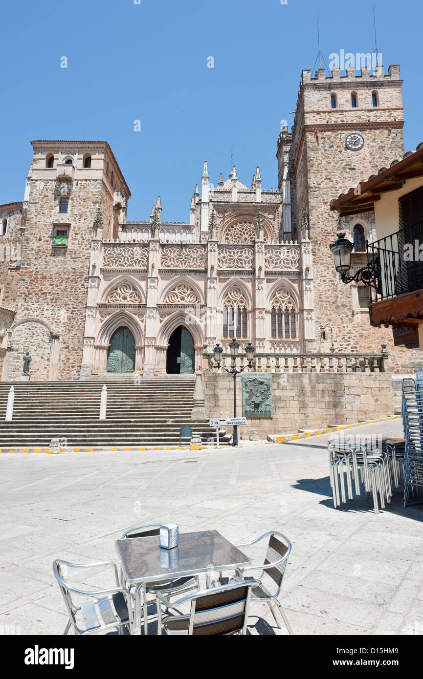 Guadalupe, Spain: Royal Monastery of Santa Maria de Guadalupe located ...