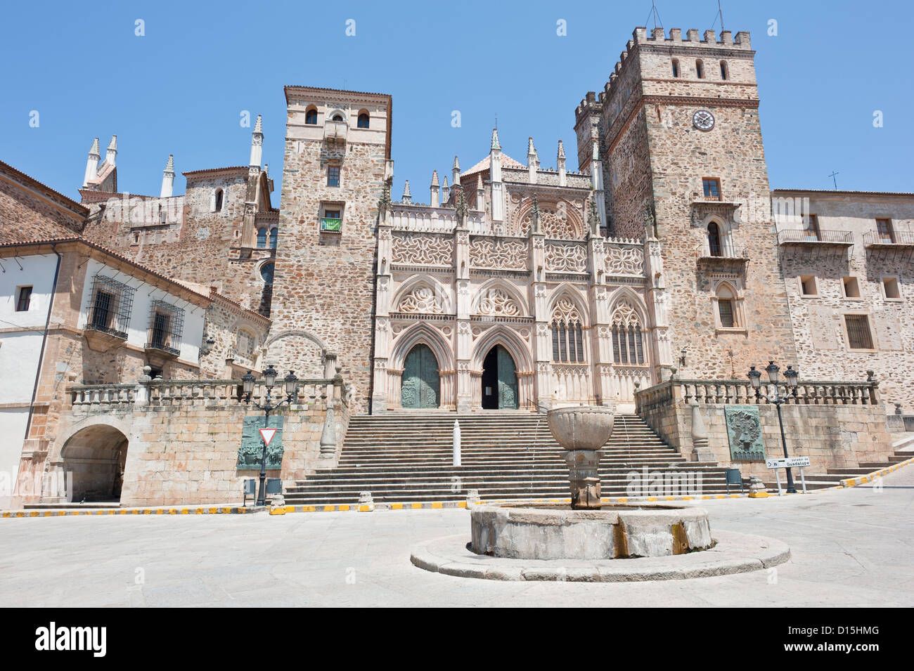 Guadalupe, Spain: Royal Monastery of Santa Maria de Guadalupe located ...