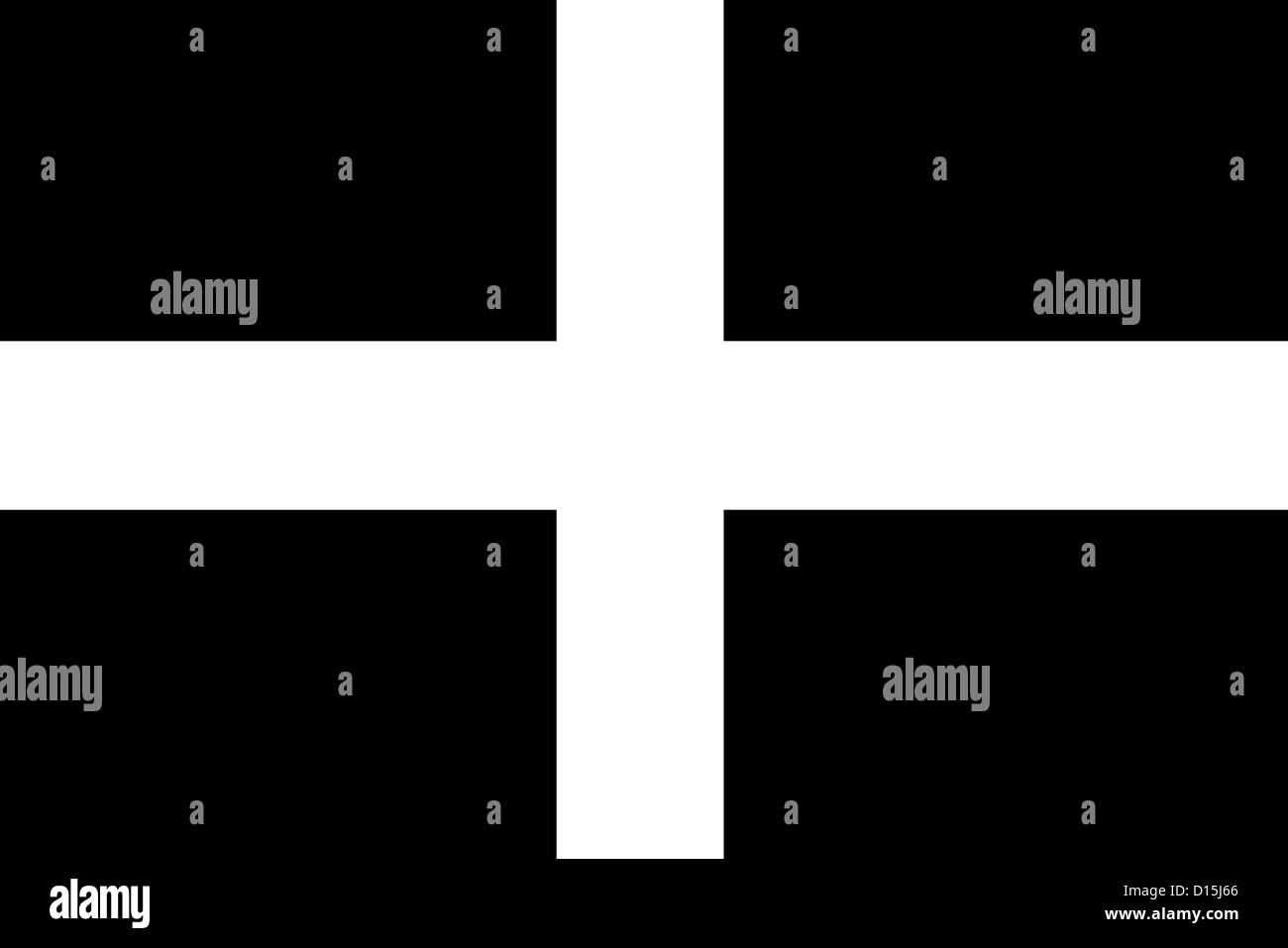 Saint pirans flag hi-res stock photography and images - Alamy