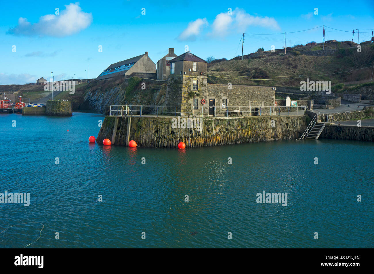 Amlwch Port Amlwch Anglesey North Wales Uk. boat house/ Heritage Centre ...