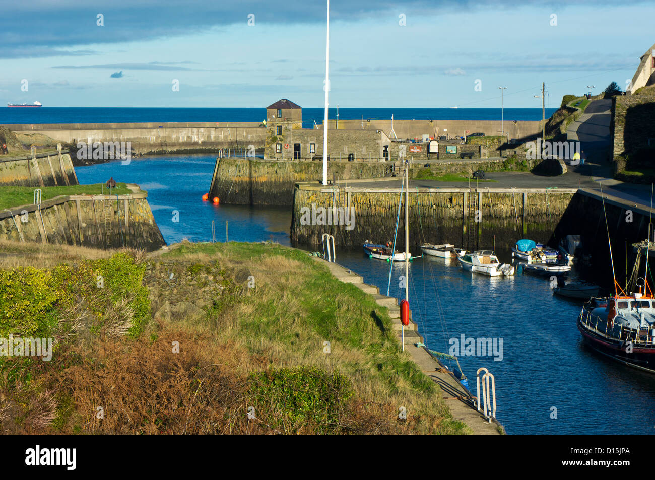 Amlwch Port Amlwch Anglesey North Wales Uk. Watch Tower/ Heritage ...