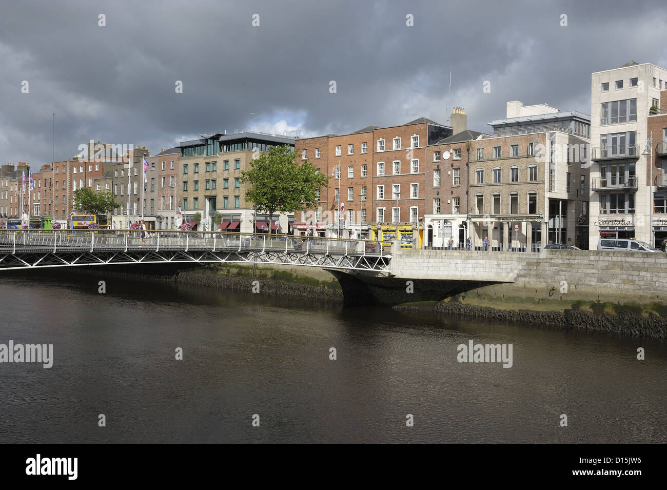 A beautiful scene in Dublin, the beautiful capital of Iteland Stock ...