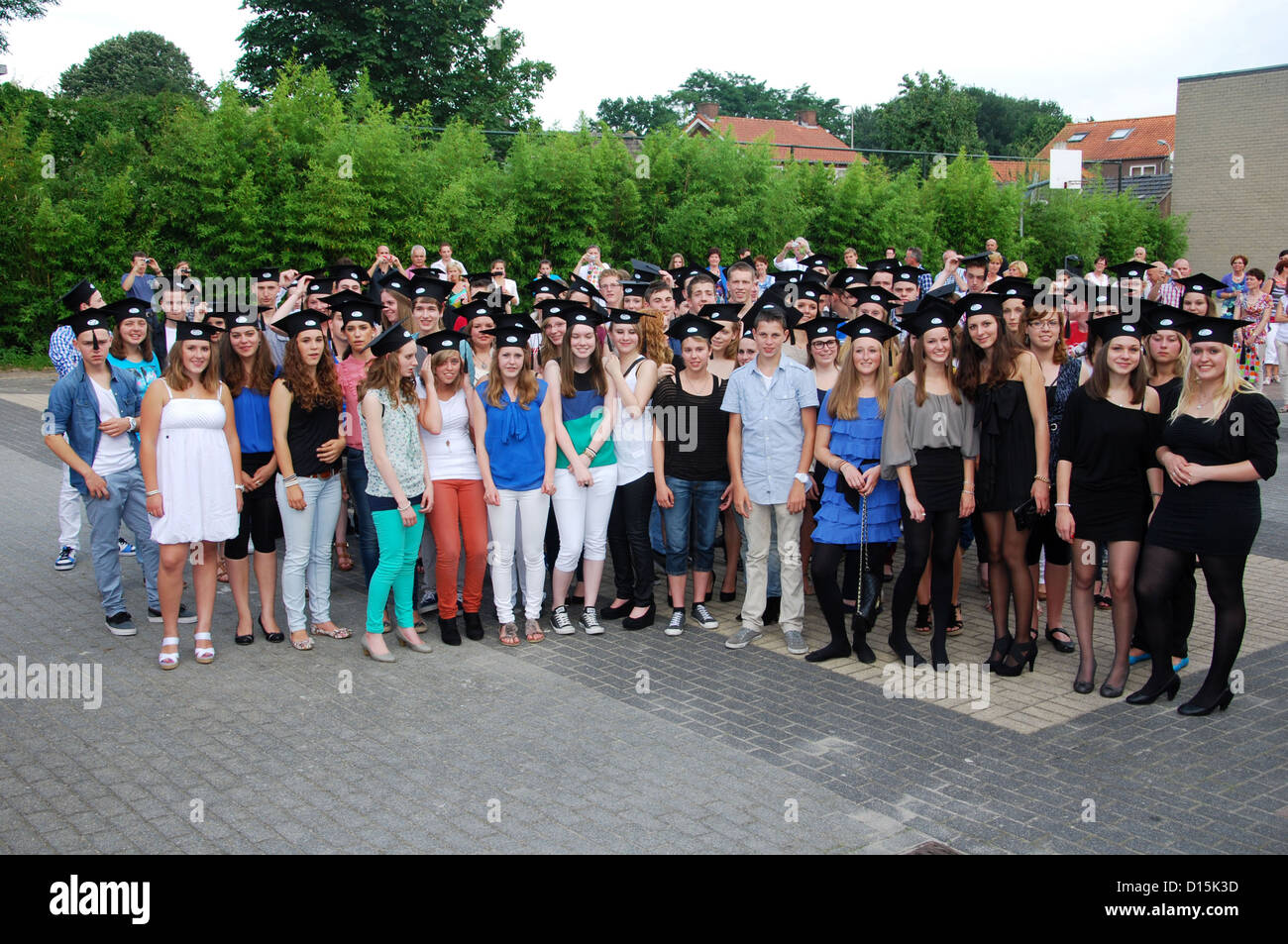 Secondary school graduates hi-res stock photography and images - Alamy