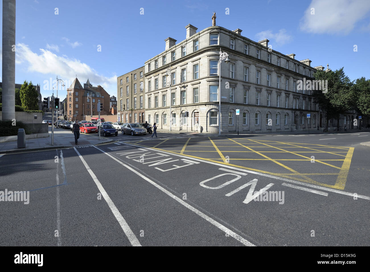 A beautiful scene in Dublin, the beautiful capital of Iteland Stock ...