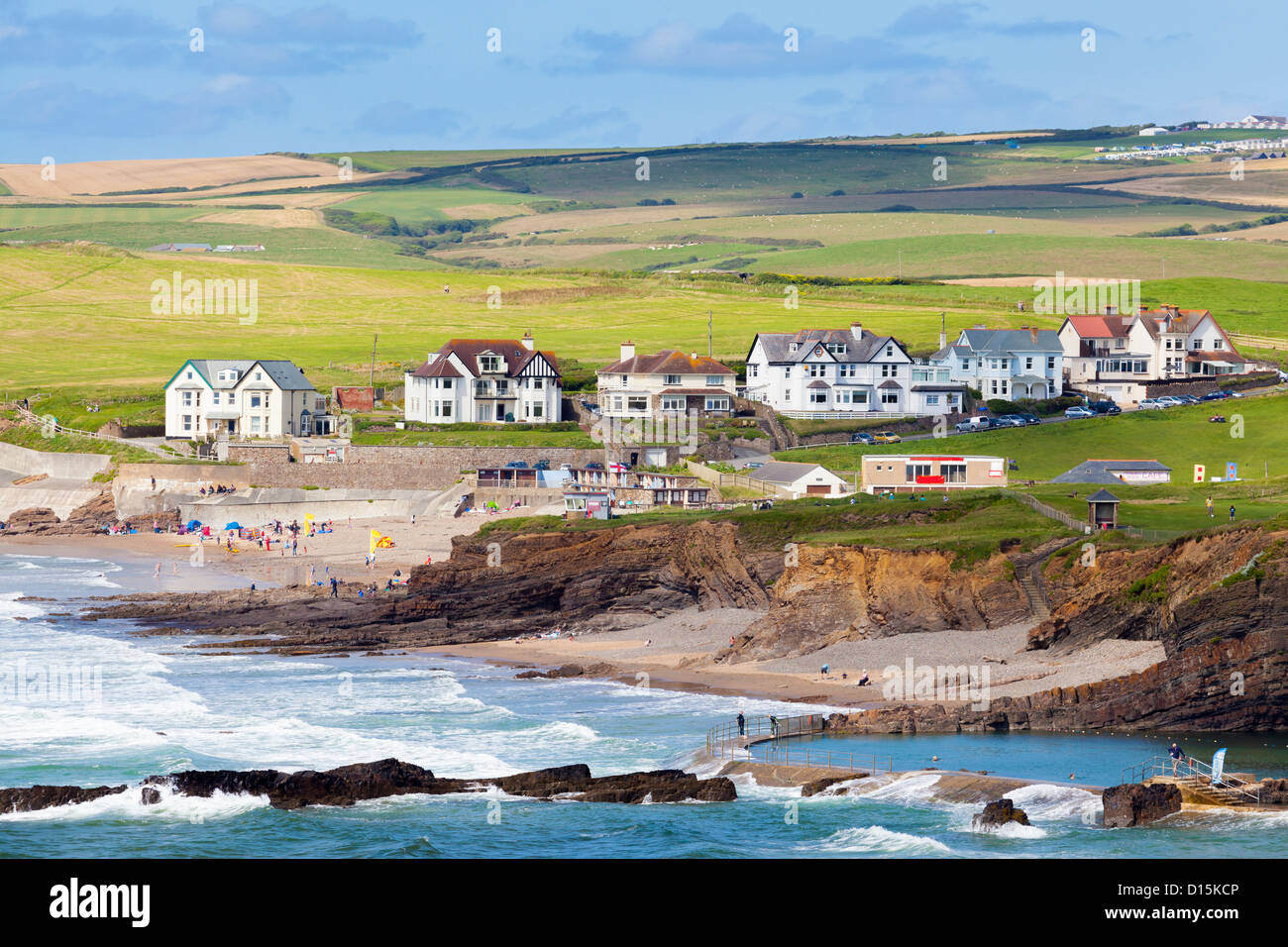 Crooklets beach hi-res stock photography and images - Alamy
