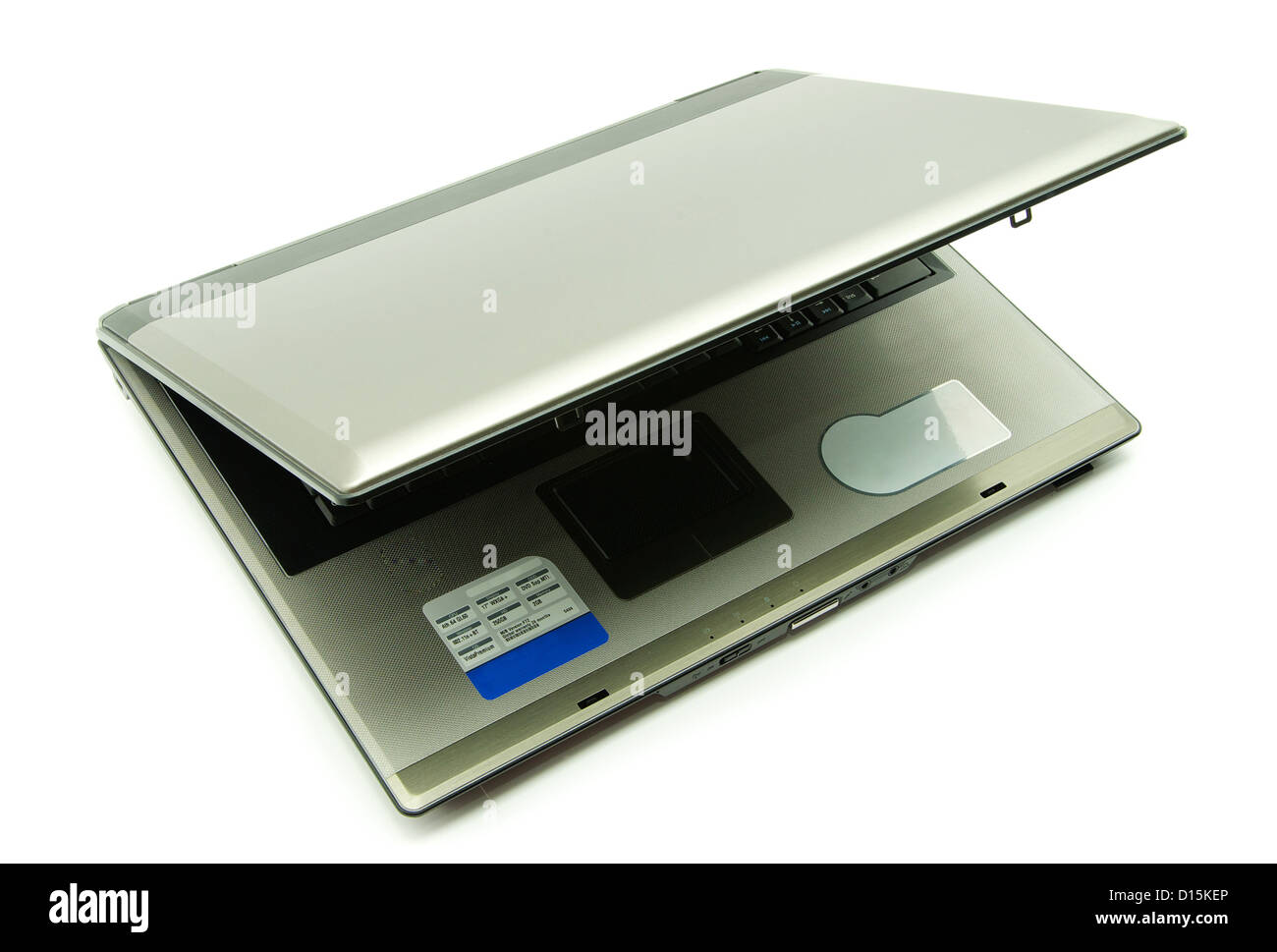 Notebook personal computer on white background Stock Photo - Alamy