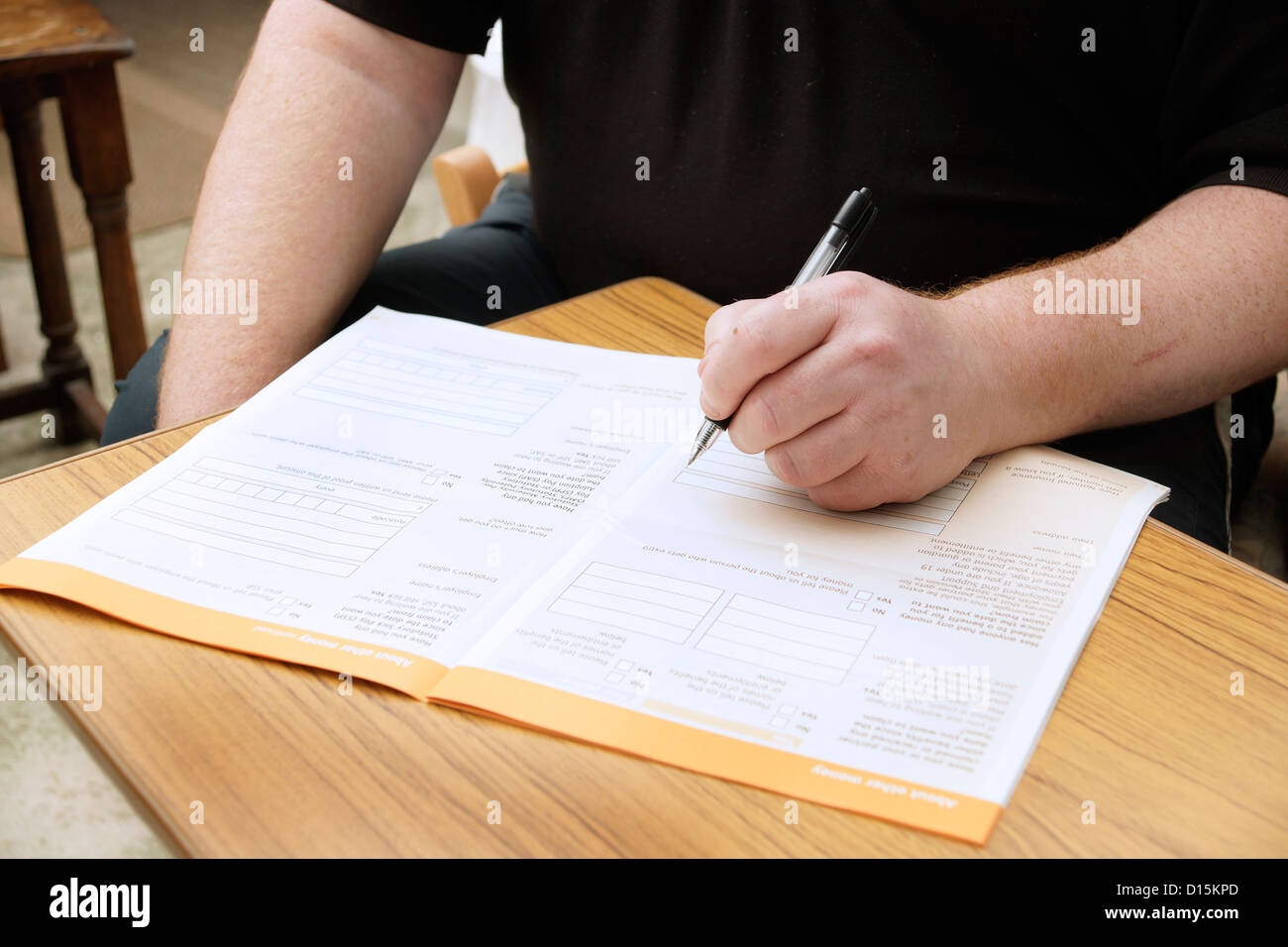Benefit claim form uk hi-res stock photography and images - Alamy