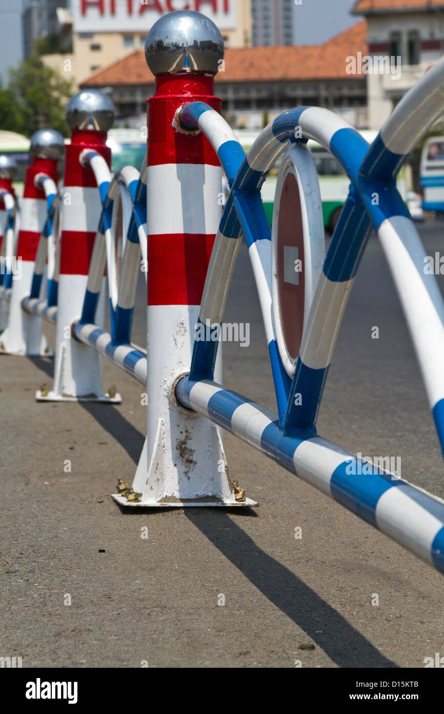 Road Railing in Ho Chi Minh City, Vietnam Stock Photo - Alamy