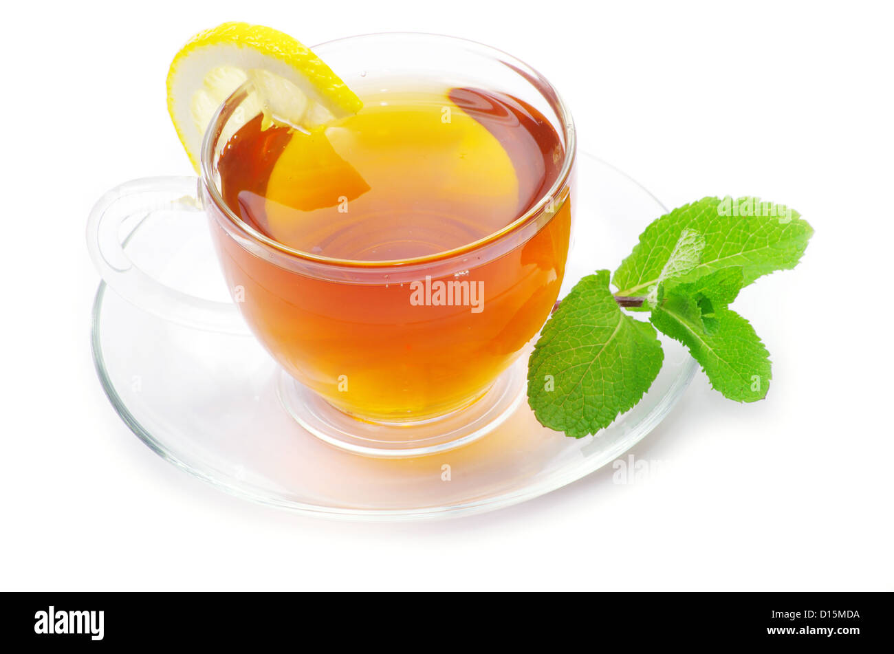tea in cup isolated on white background Stock Photo - Alamy