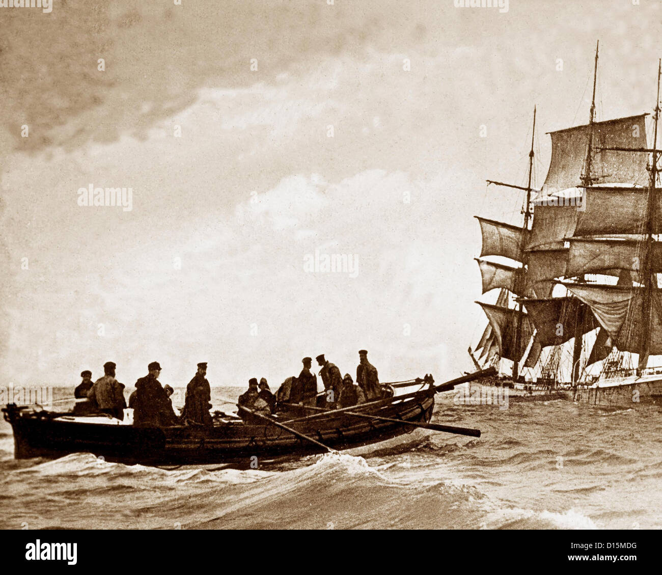 Wreck of the Ardencraig Scilly Isles in 1911 Stock Photo - Alamy