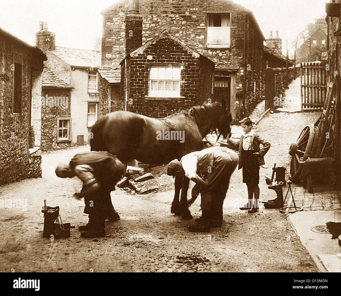 Blacksmith victorian period hi-res stock photography and images - Alamy