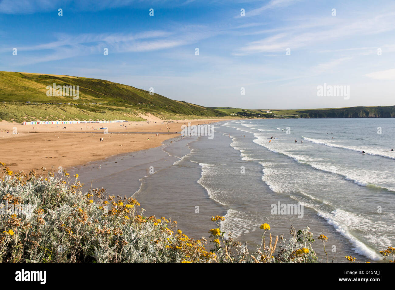 Woolacombe beach hi-res stock photography and images - Alamy