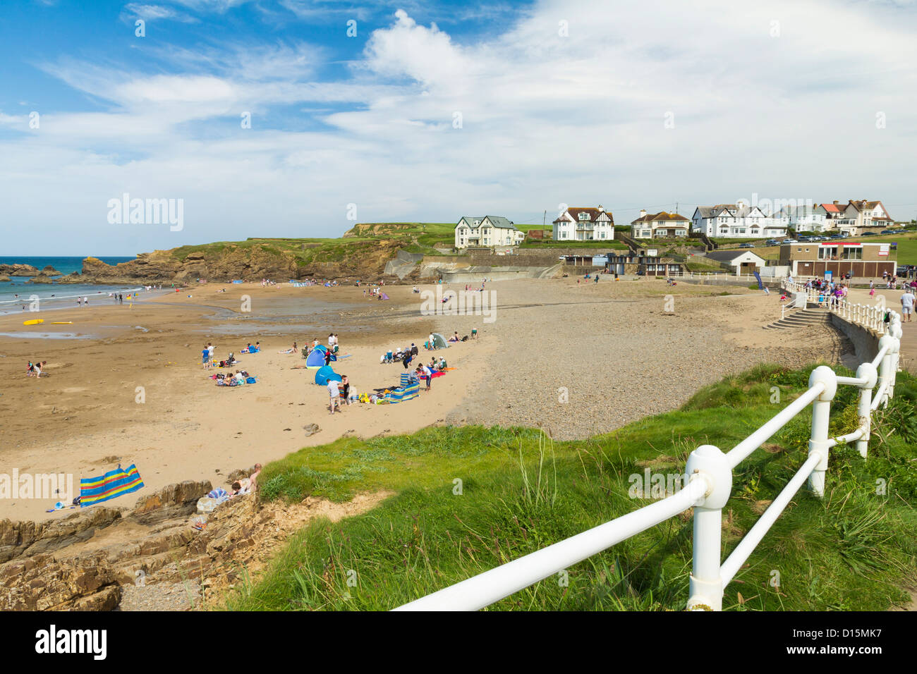 Crooklets Beach Cornwall England UK Stock Photo - Alamy
