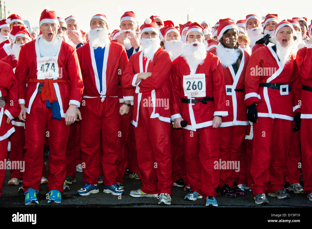 Santa dash start line hi-res stock photography and images - Alamy