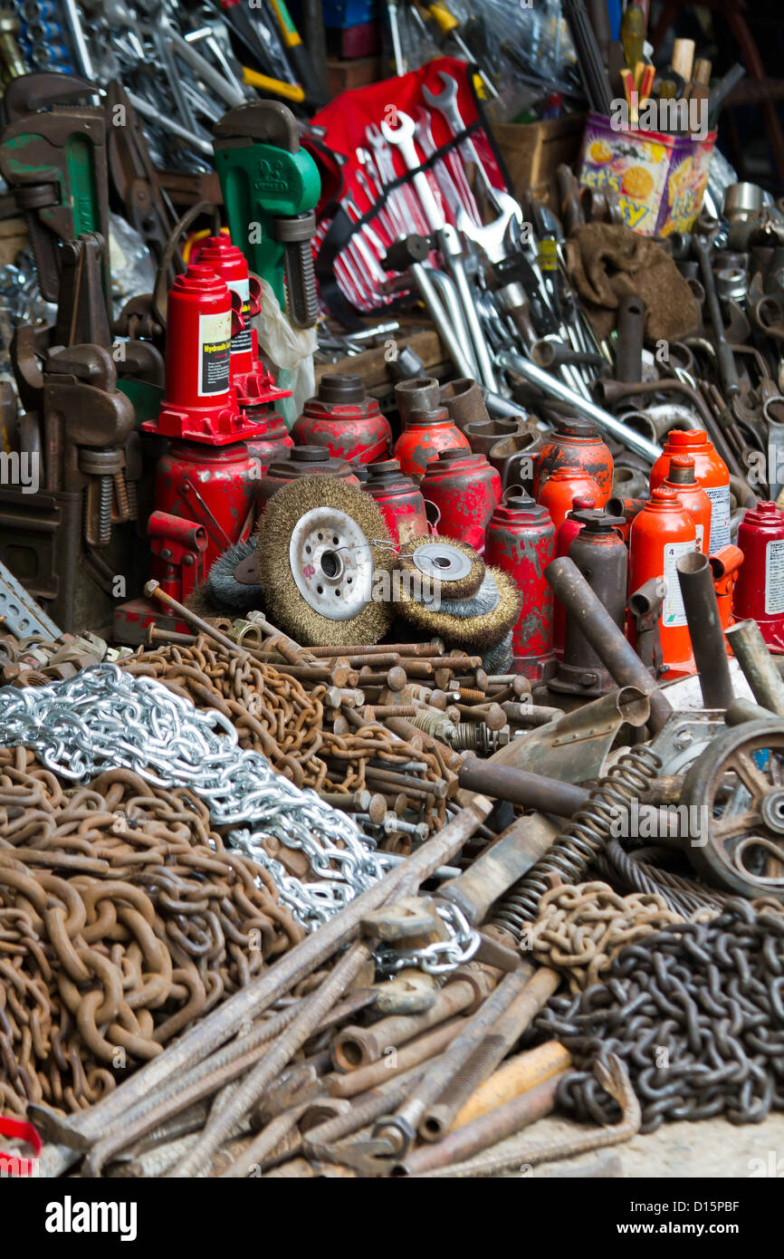 Shop for Spare Parts and Tools in Ho Chi Minh City, Vietnam Stock Photo ...
