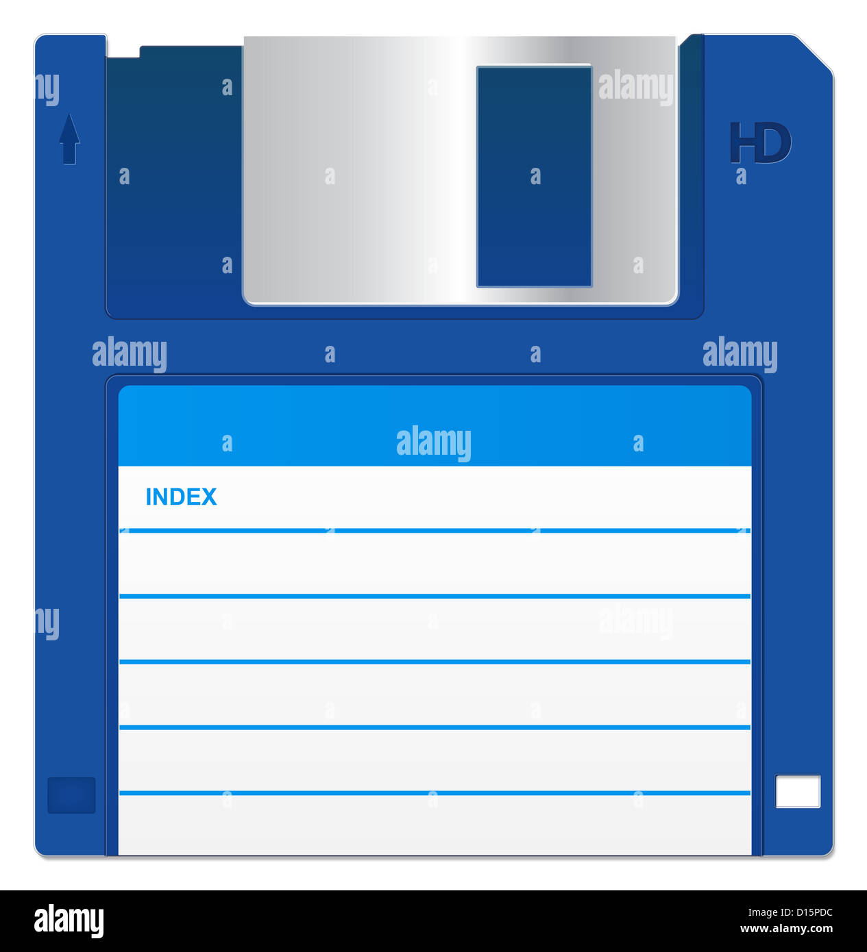Blue Floppy Disk Stock Photo - Alamy