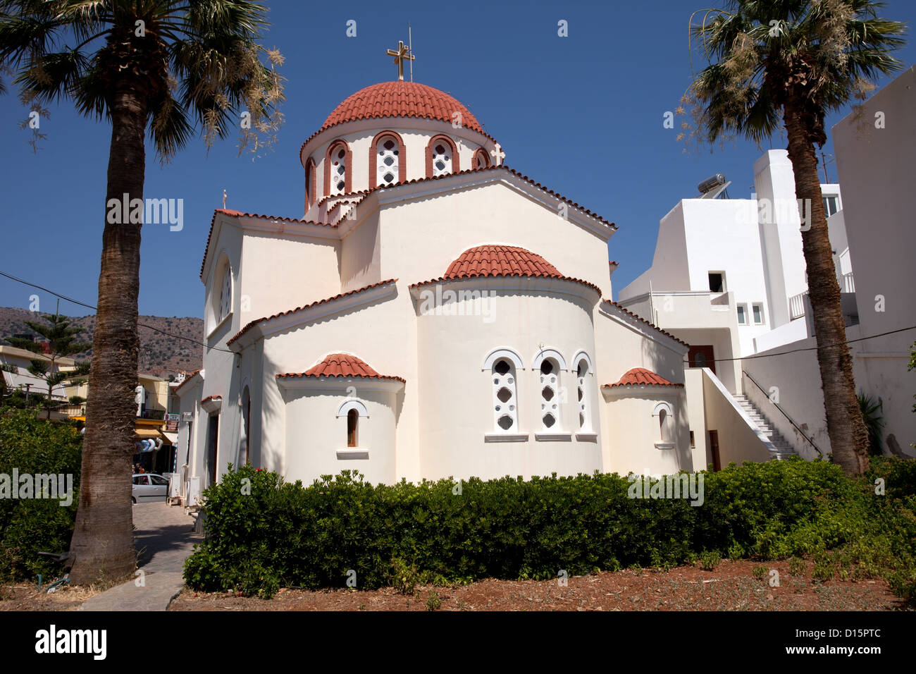 Church Elounda Crete Greece High Resolution Stock Photography and ...