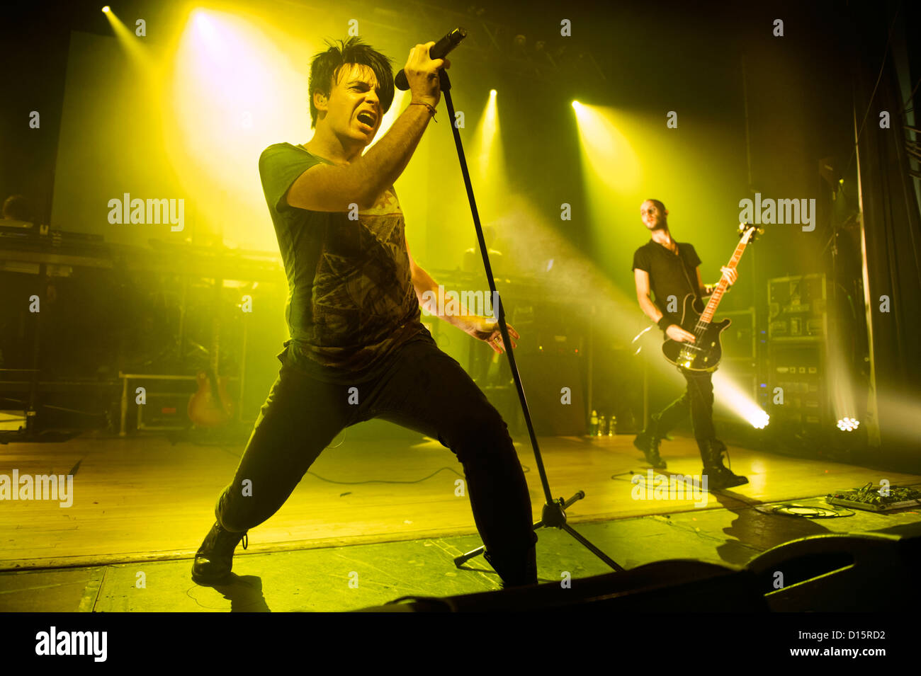 Gary Numan in concert with his band at Wolverhampton Wulfrun Hall 6 ...