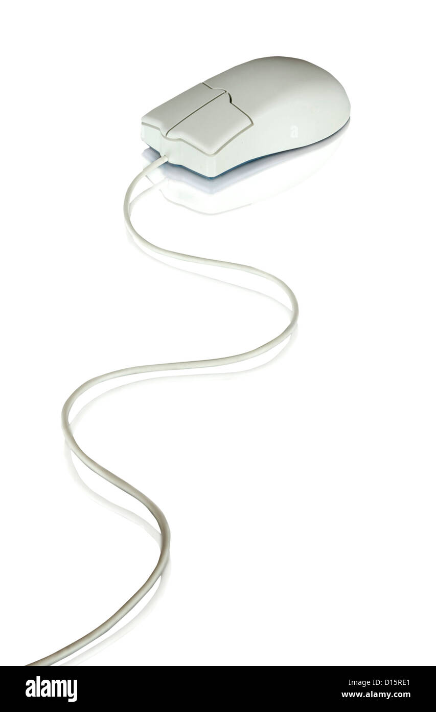 computer mouse isolated on white background Stock Photo - Alamy