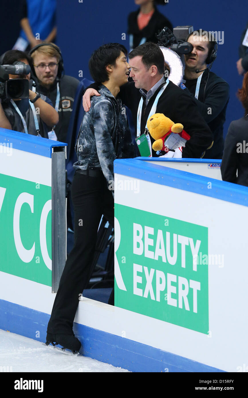 (L to R) Yuzuru Hanyu (JPN), Brian Orser Coach, DECEMBER 7, 2012 ...
