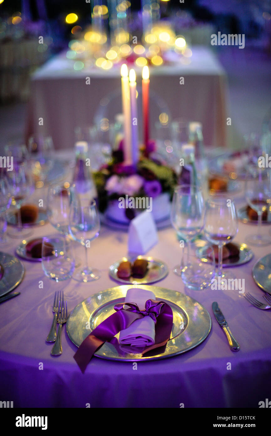 dinner by candlelight Stock Photo - Alamy