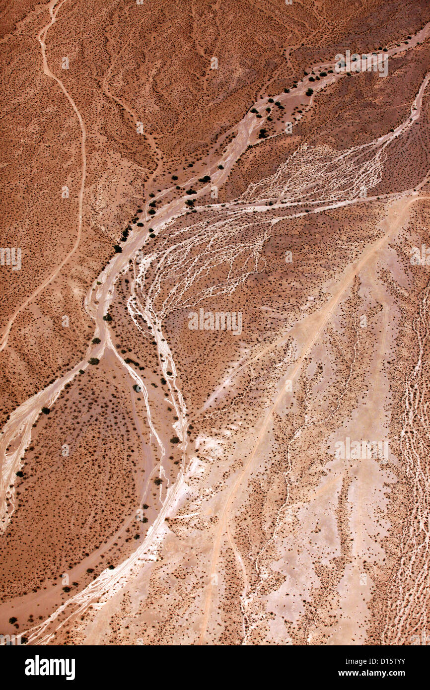 Aerial view of desert Wilderness Area. Arizona, United States Stock ...