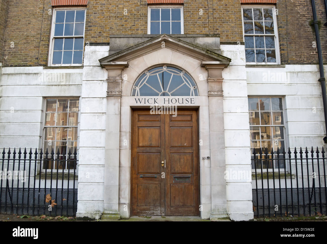 exterior of wick house, built for painter sir joshua reynolds in 1772 ...