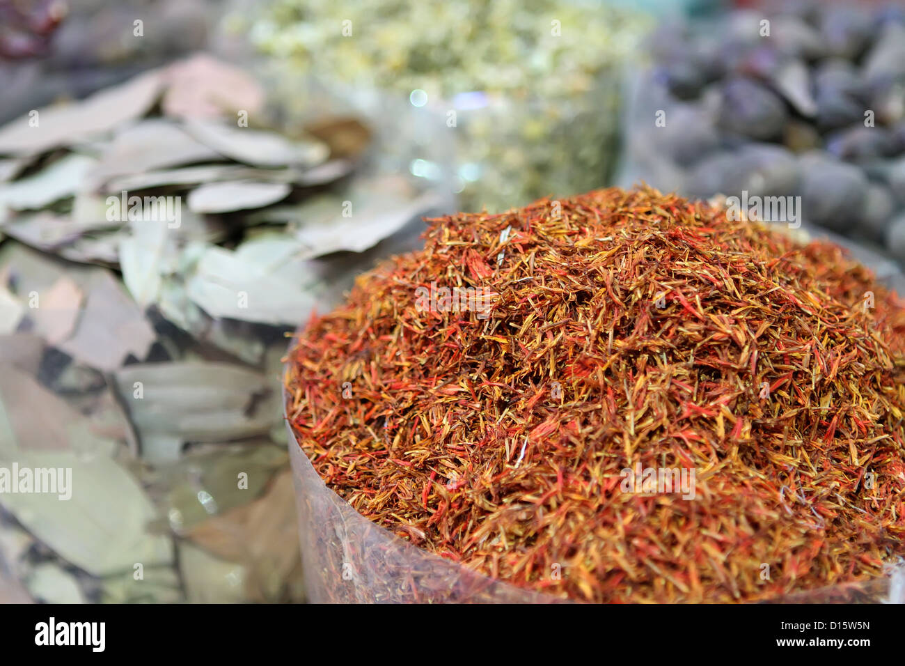 Spices on the market Stock Photo - Alamy