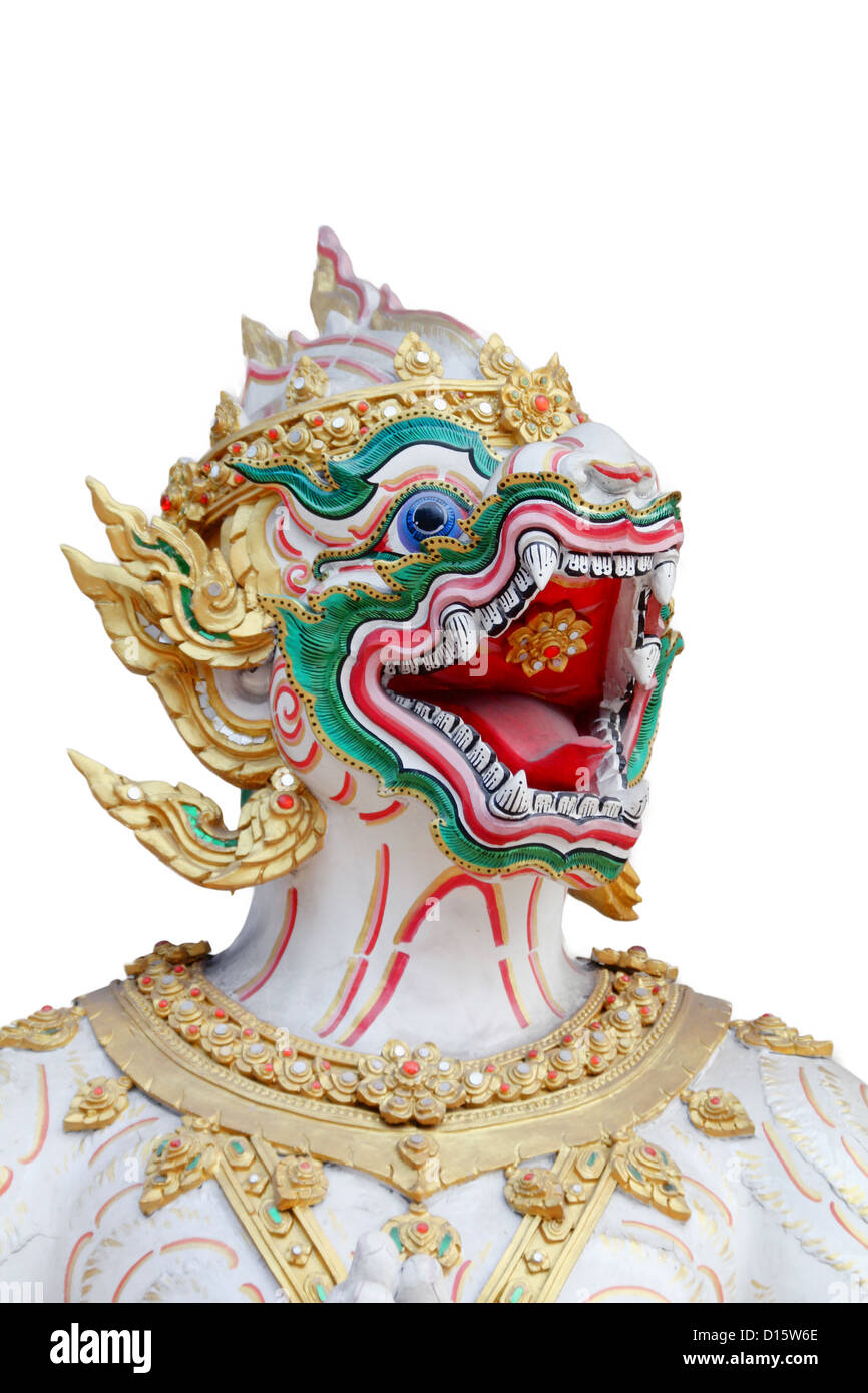 Mask from the Thai temple Stock Photo - Alamy