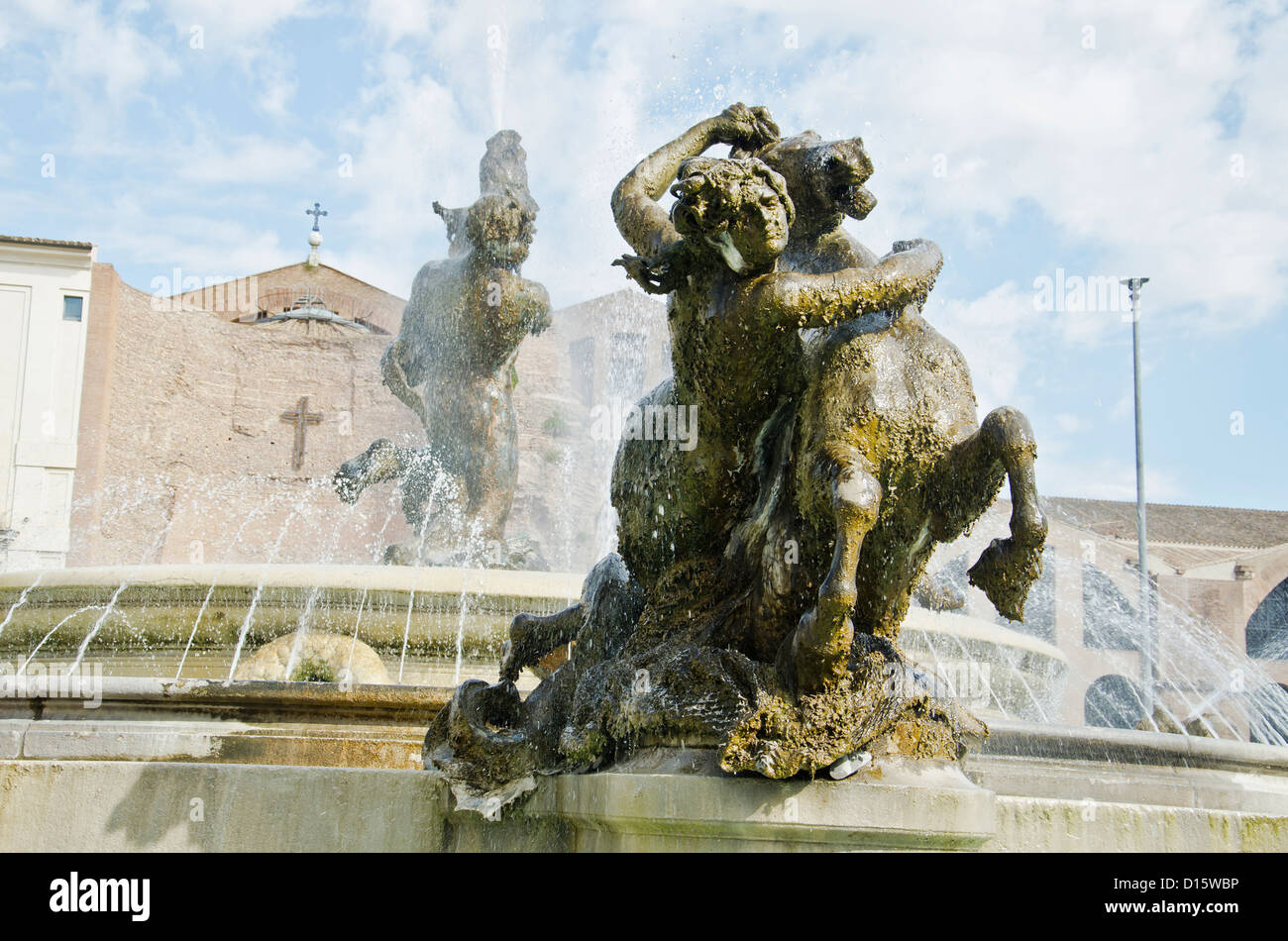 Fountain in Rome Stock Photo - Alamy